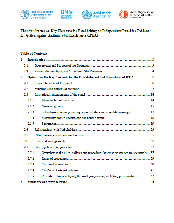 Thought Starter on Key Elements for Establishing an Independent Panel ...
