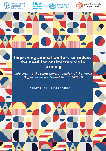 Improving animal welfare to reduce the need for antimicrobials in farming